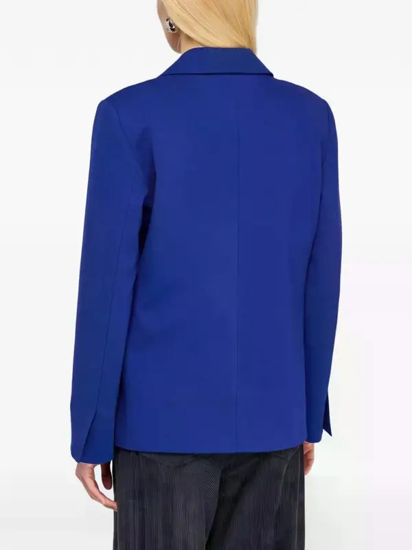 SEMICOUTURE Jorie Double-breasted Pleated-detail Jacket