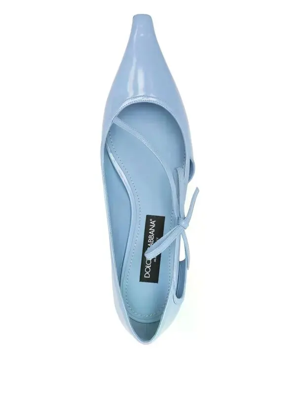Dolce & Gabbana Patent-leather Ballerina Shoes