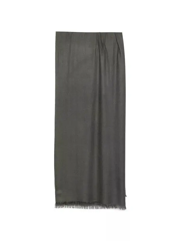 N.peal Fringed Pashmina Shawl