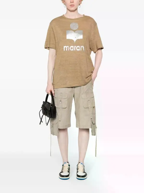 MARANT ETOILE Zewel Logo-print T-shirt