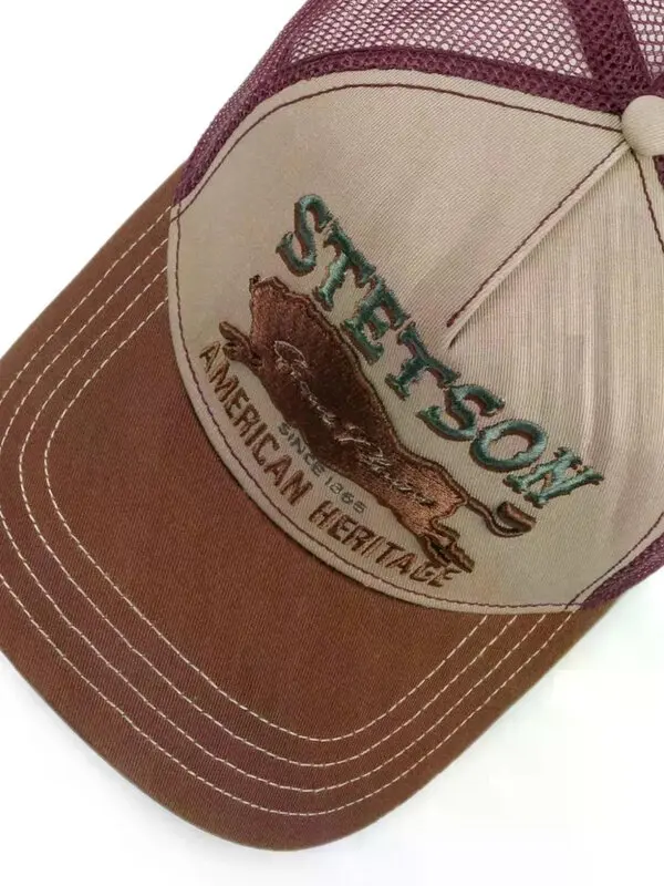 Stetson Logo-embroidered Mesh-panel Cap