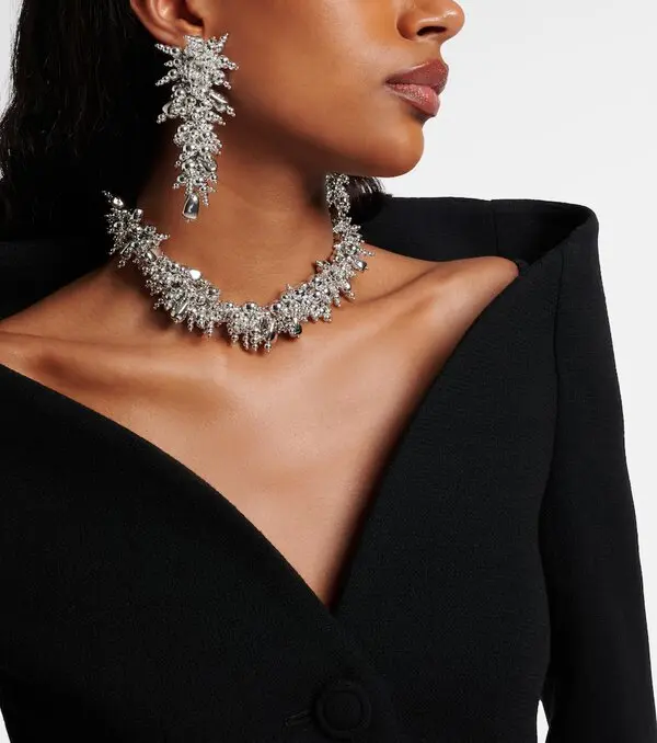 SELF-PORTRAIT Beaded Drop Earrings
