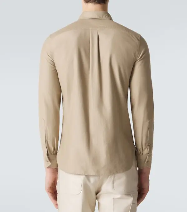 TOM FORD Cotton Moleskin Shirt