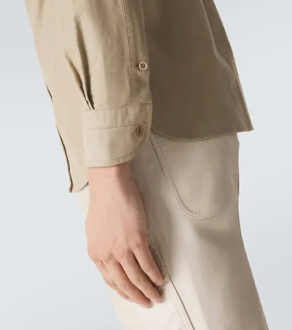 TOM FORD Cotton Moleskin Shirt