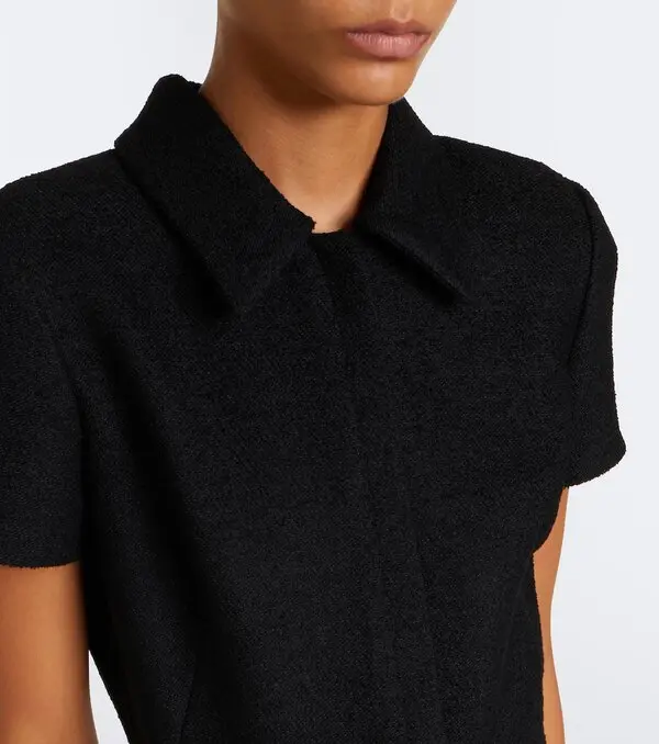 Fendi Wool-blend Boucle Midi Dress