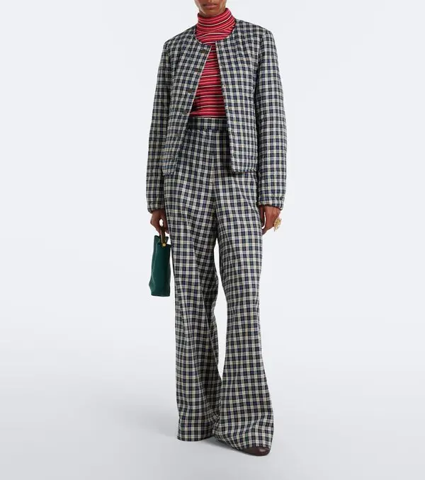Dries Van Noten Striped Cotton-blend Turtleneck Sweater