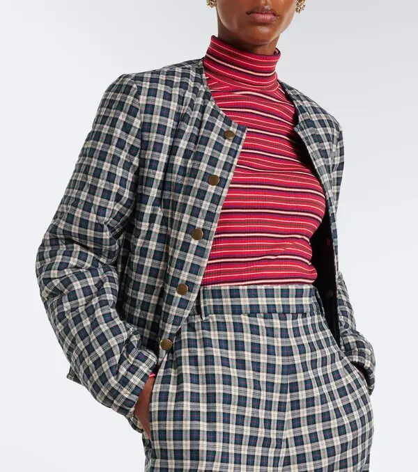 Dries Van Noten Striped Cotton-blend Turtleneck Sweater