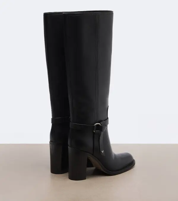 Fendi Leather Knee-high Boots