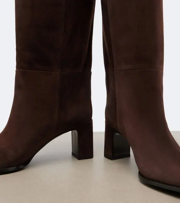 JIMMY CHOO Caly Suede Knee-high Boots