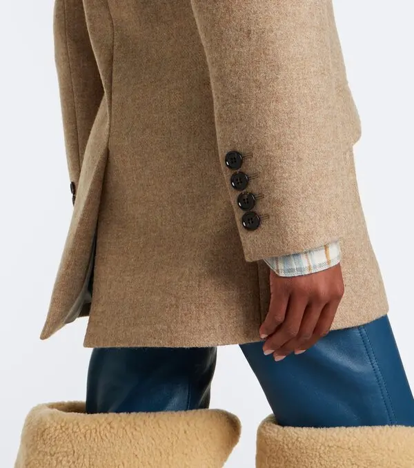 Chloé Caped Wool Blazer