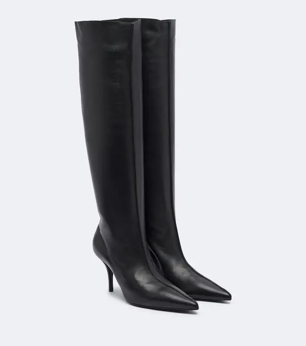 Magda Butrym Leather Knee-high Boots - Black