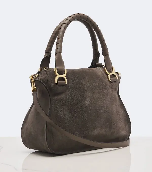 Chloé Marcie Medium Suede Shoulder Bag