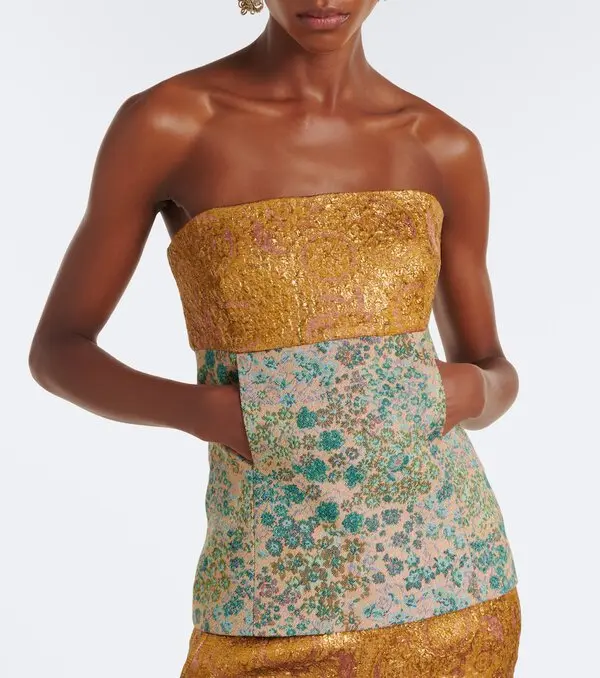 Dries Van Noten Jacquard Bustier