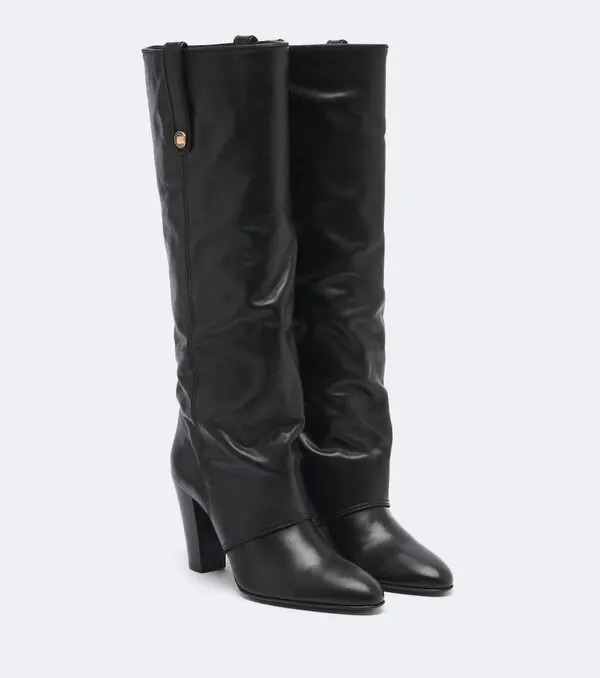 Chloé Anouk Leather Knee-high Boots