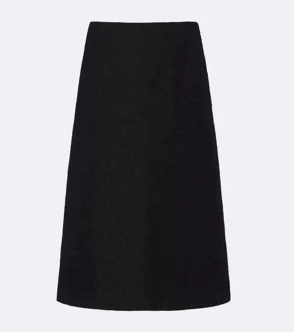 Fendi Wool-blend Boucle Midi Skirt