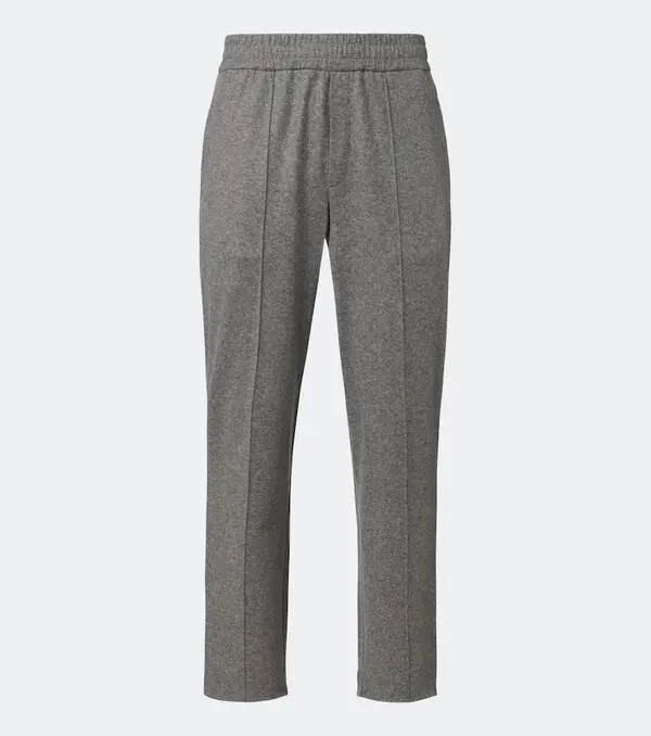 Moncler Flannel Straight Pants