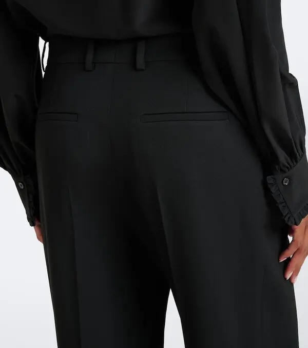 Chloé Virgin Wool Wide-leg Pants