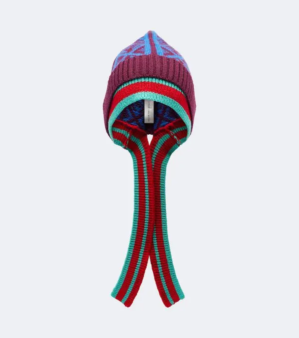 Dries Van Noten Wool Beanie - Multicoloured