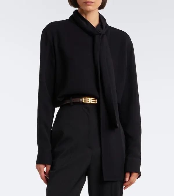 Balenciaga Silk And Wool Blouse