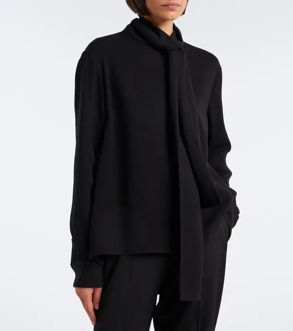 Balenciaga Silk And Wool Blouse