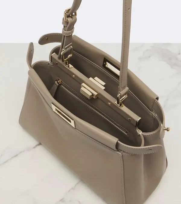 Fendi Peekaboo® Small Leather Tote Bag