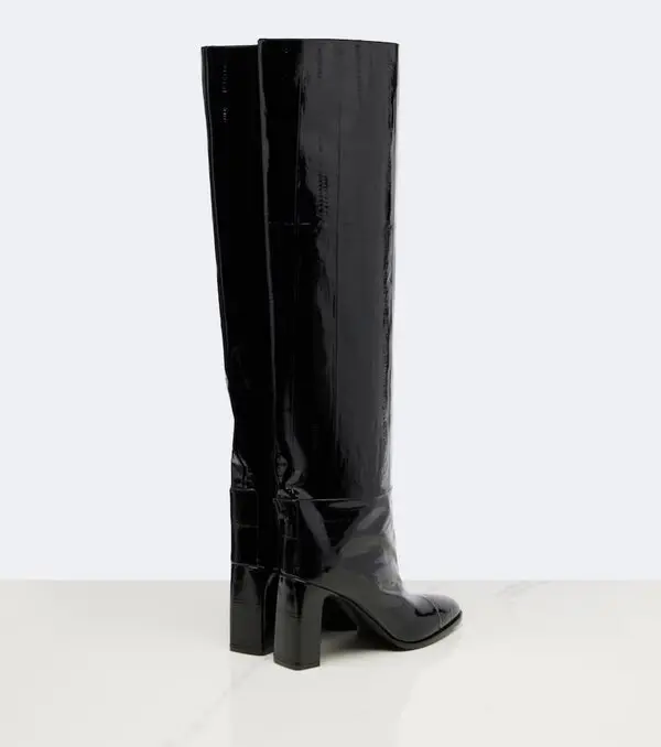JIMMY CHOO Caly Leather Over-the-knee Boots