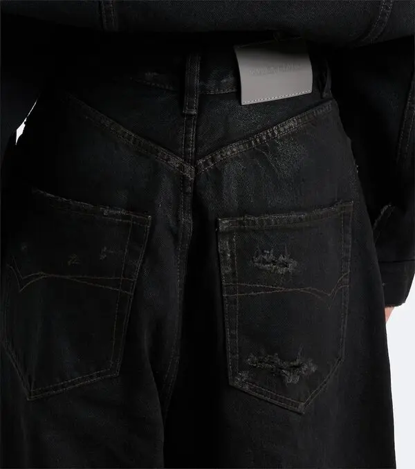 Balenciaga Mid-rise Barrel-leg Jeans