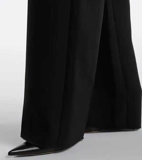 Fendi Silk And Cotton Wide-leg Pants