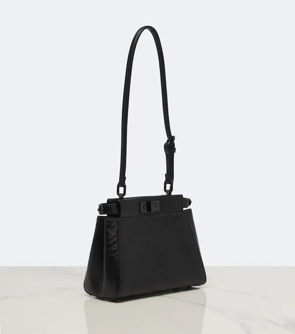 Fendi Peekaboo® Mini Leather Tote Bag