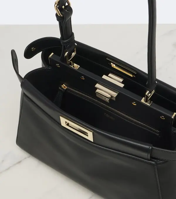 Fendi Peekaboo® Small Leather Tote Bag