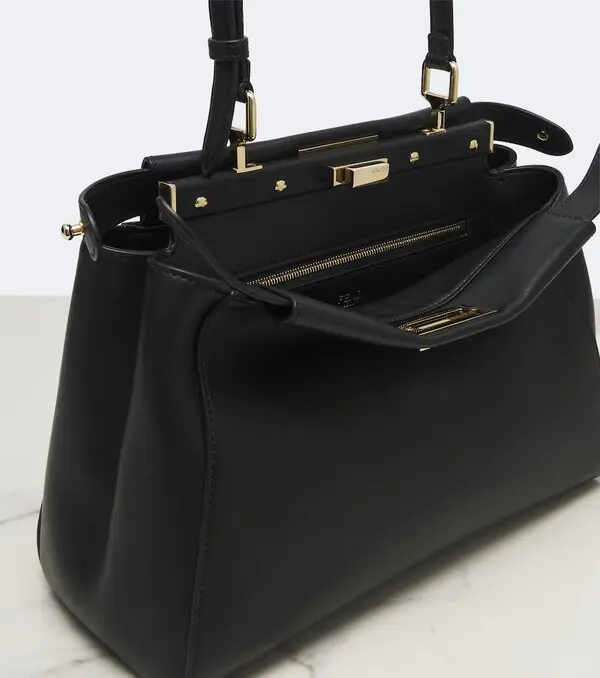 Fendi Peekaboo® Small Leather Tote Bag