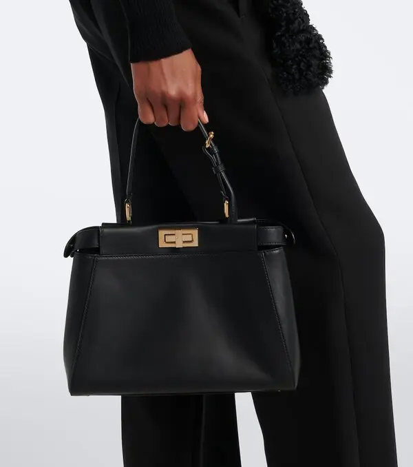 Fendi Peekaboo® Small Leather Tote Bag