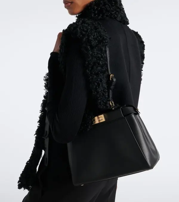 Fendi Peekaboo® Small Leather Tote Bag