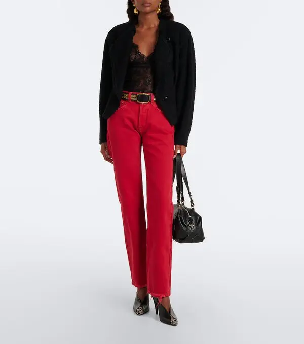 Isabel Marant Étoile Daya Distressed Slim Jeans