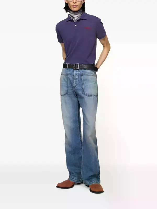Acne Studios Logo Polo T-shirt