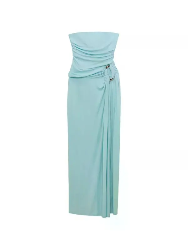 Simkhai Emma Strapless Bustier Bodycon Maxi Gown