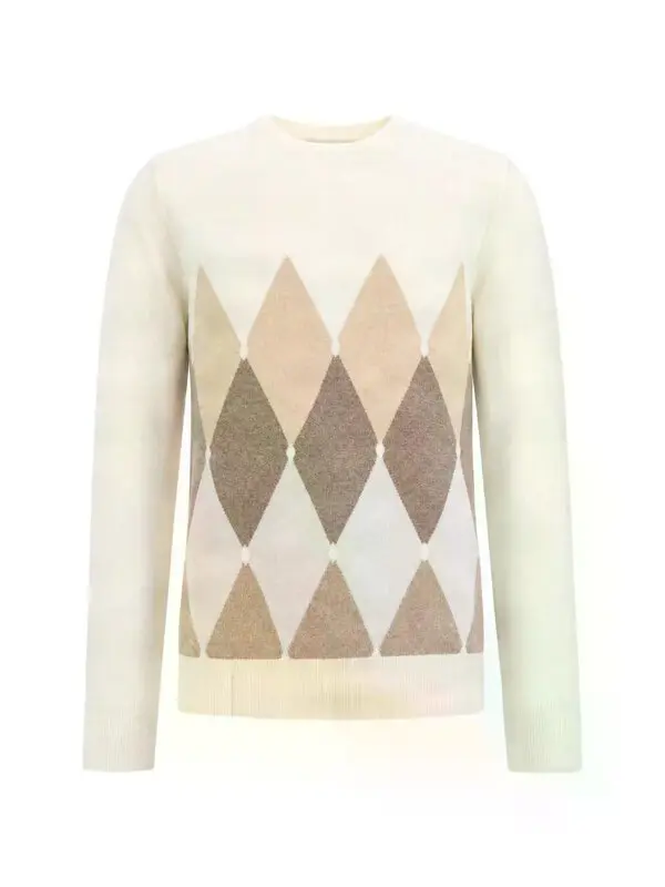 BALLANTYNE Argyle Cashmere Sweater
