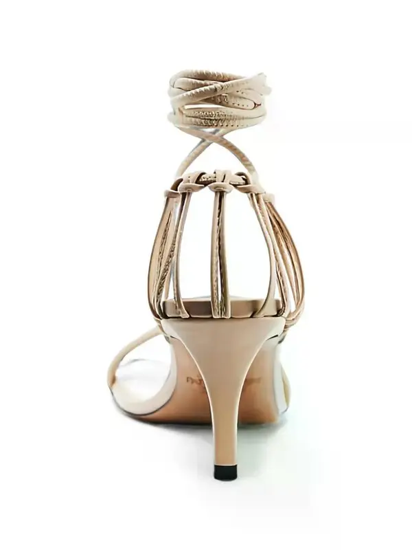 Patrizia Pepe Lace-up Cage Sandals