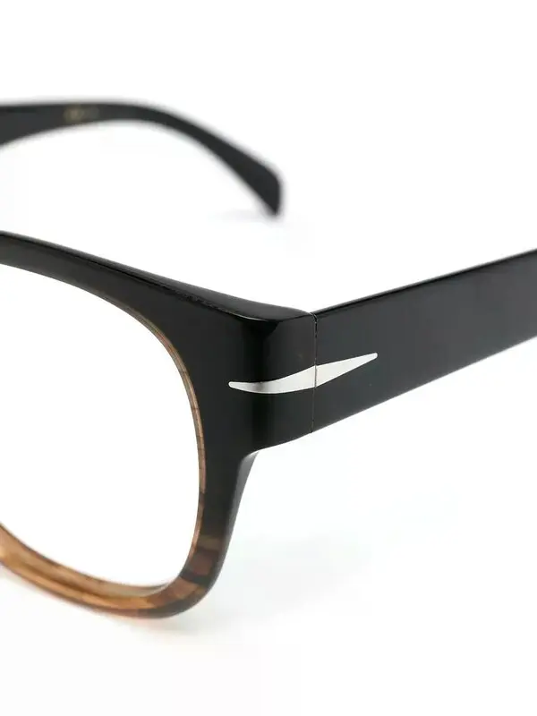 DB EYEWEAR BY DAVID BECKHAM Two-tone Square Glass Frames