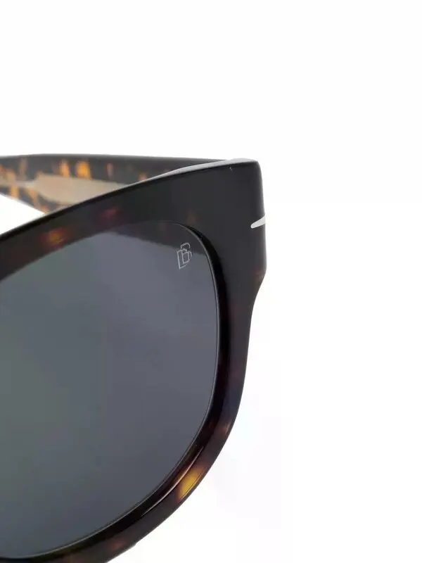 DB EYEWEAR BY DAVID BECKHAM Tortoiseshell Square-frame Sunglasses