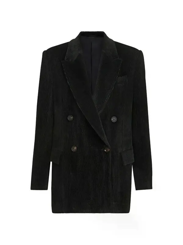 Brunello Cucinelli Sparkling Corduroy Blazer With Monili