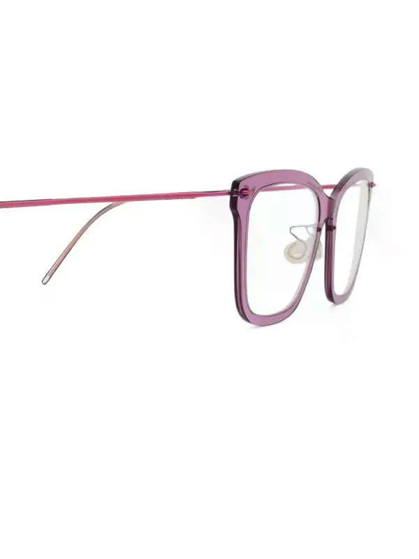 LINDBERG Square-frame Glasses - Pink