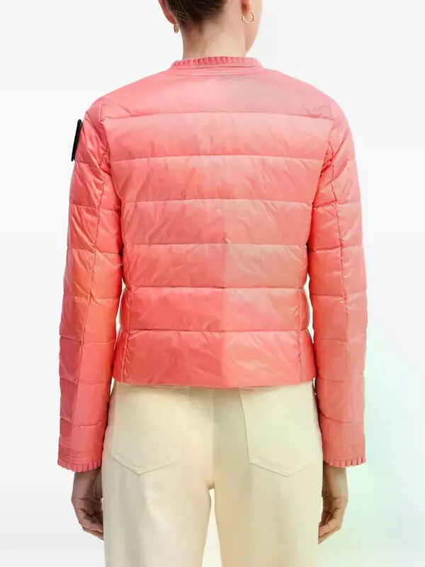 BLAUER. Classical Chic Ruffled Quilted Puffer Jacket