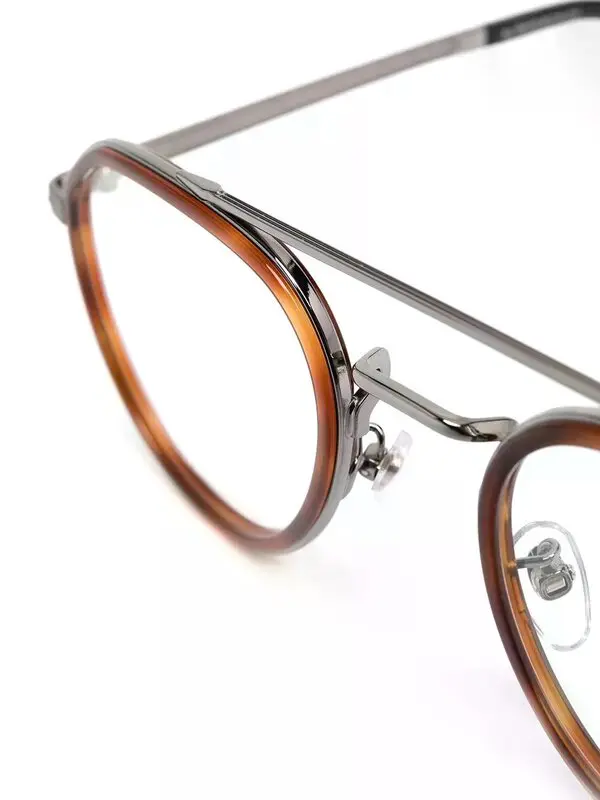 DB EYEWEAR BY DAVID BECKHAM Tortoiseshell Pilot Glass Frames