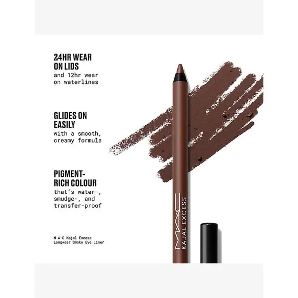 MAC COSMETICS Kajal Excess Longwear Smoky Eye Liner 1.2g - Bark
