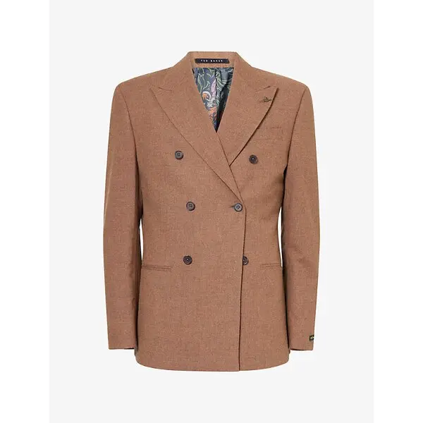 TED BAKER X THE GENTLEMAN Ted Baker X The Gentlemen Puppytooth Wool-blend Blazer