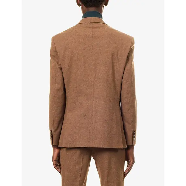 TED BAKER X THE GENTLEMAN Ted Baker X The Gentlemen Puppytooth Wool-blend Blazer