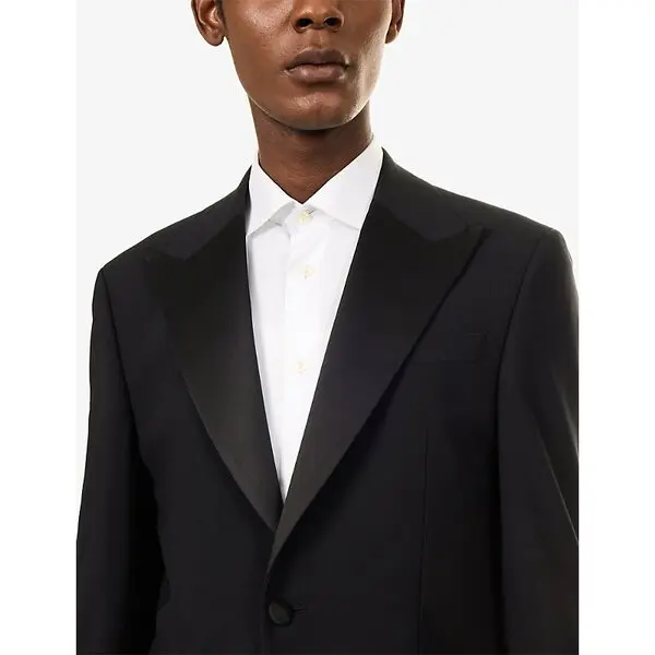TED BAKER X THE GENTLEMAN Ted Baker X The Gentlemen Slim-fit Single-breasted Wool-blend Blazer