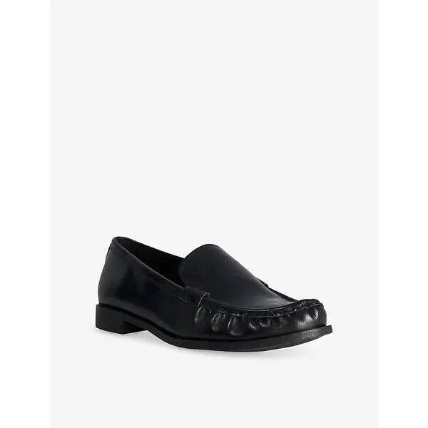 DUNE Grates Leather Loafers