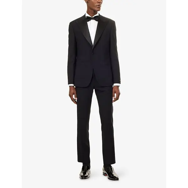 TED BAKER X THE GENTLEMAN Ted Baker X The Gentlemen Slim-fit Tailored Wool-blend Trousers